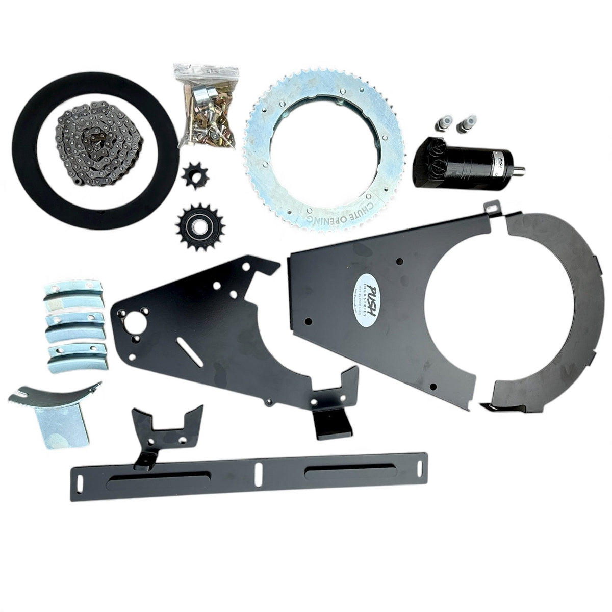 Chain-Drive 320° Chute Rotation Conversion Kit | For John Deere 47 and ...