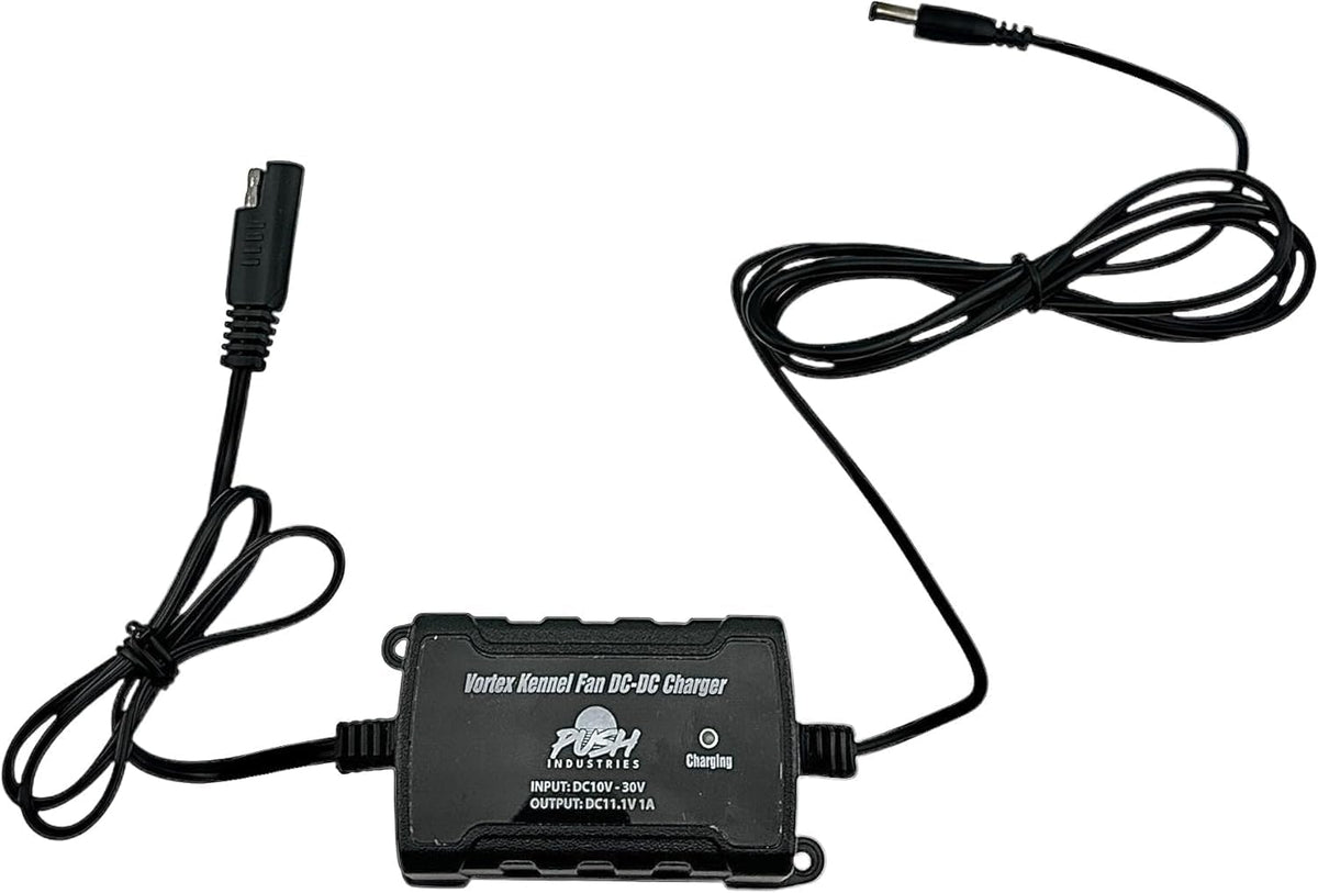 12VDC Charger | Vortex Multi-Speed Kennel & Crate Fan | Cigarette Outl ...