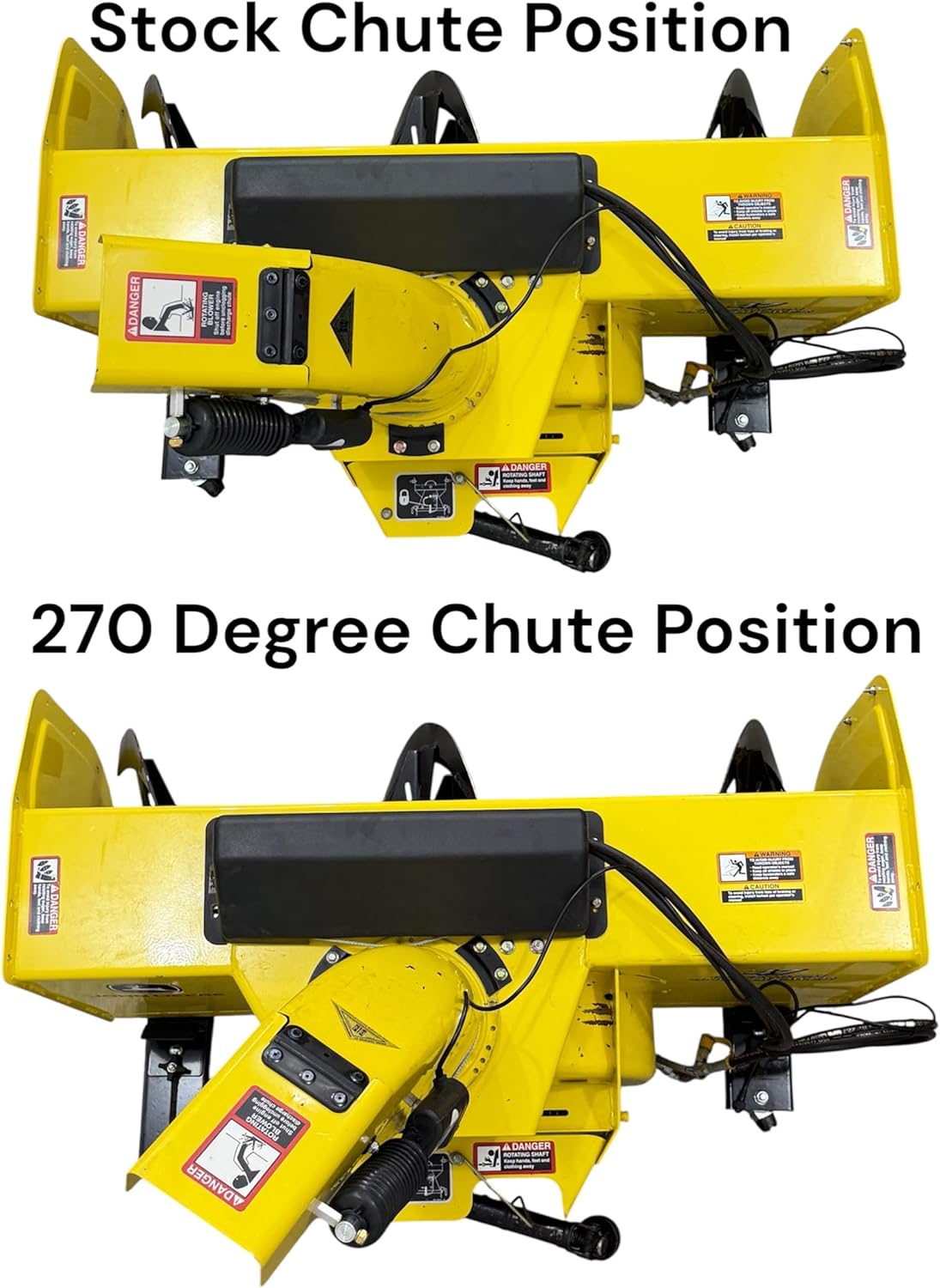 Snow Blower Chute Rotation Enhancement | Complete Kit | John Deere | 1 ...