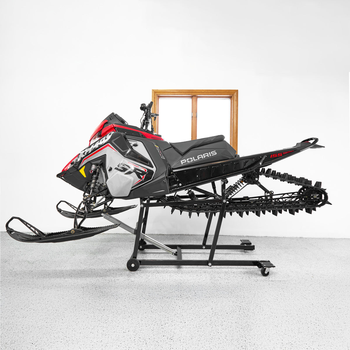 Deluxe Steel Snowmobile Lift with Wheel Kit | 1100 lb Capacity | 101.3 ...