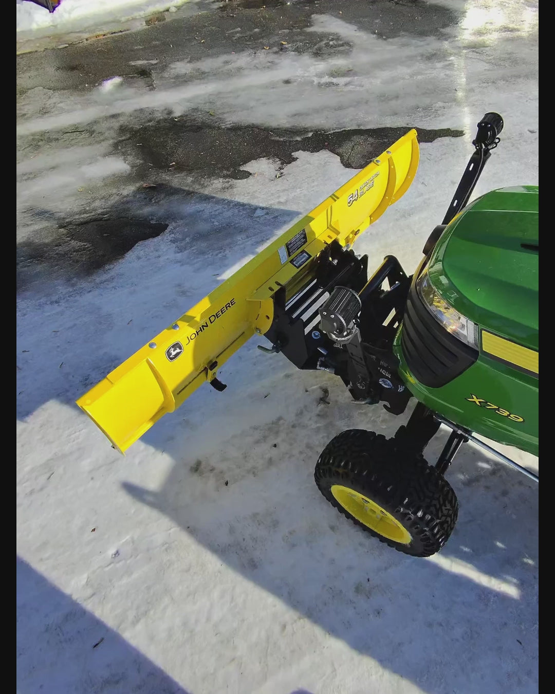 18-Inch Plow Wings Snow Blade Extension Kit | for John Deere | Yellow ...